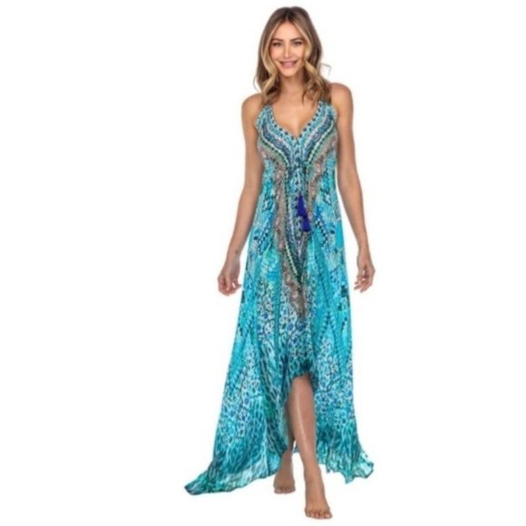 La Moda | Dresses | La Moda True Colour Sm Nwt Watercolor Resort Wear ...